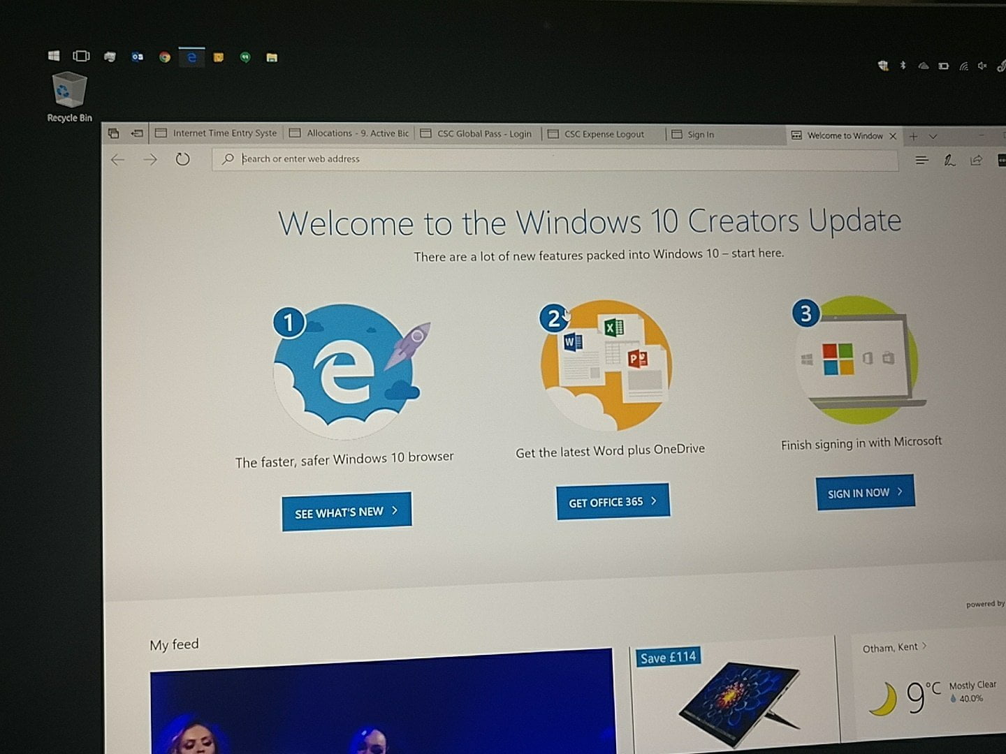 windows 10 creators – worth the update – Prt.Sc
